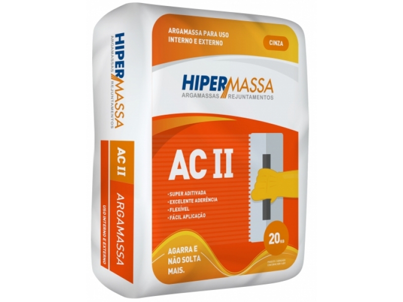 Argamassa AC-II HIPERMASSA | Solar - Atacado da Construção