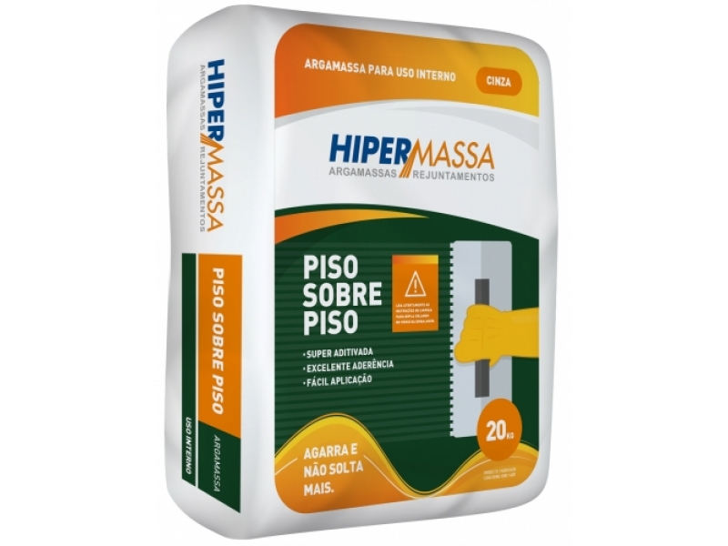 Argamassa Piso Sobre Piso Interna Cinza HIPERMASSA | Solar - Atacado da ...